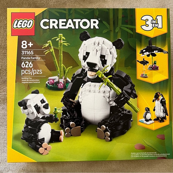 Lego | Toys | Lego Creator Panda Family Building Kit Black And White ...